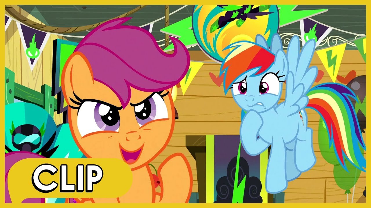 Mijn Kleine Pony Vriendschap Is Magisch Rainbow Dash En Scootaloo Kus