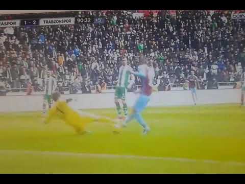 Atiker Konya 1-2 Trabzonspor Gol Burak Yılmaz