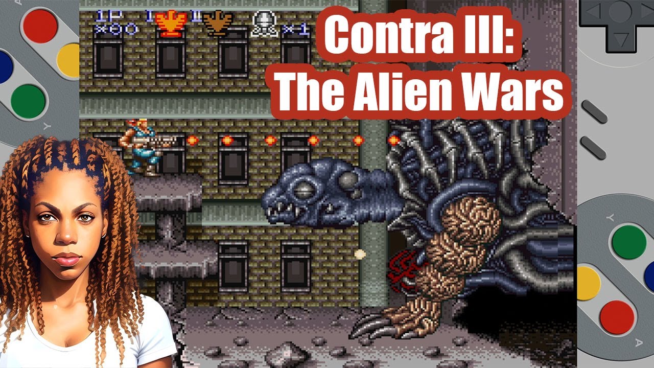 Contra III: The Alien Wars (Stage 1) | 4K Gameplay - YouTube