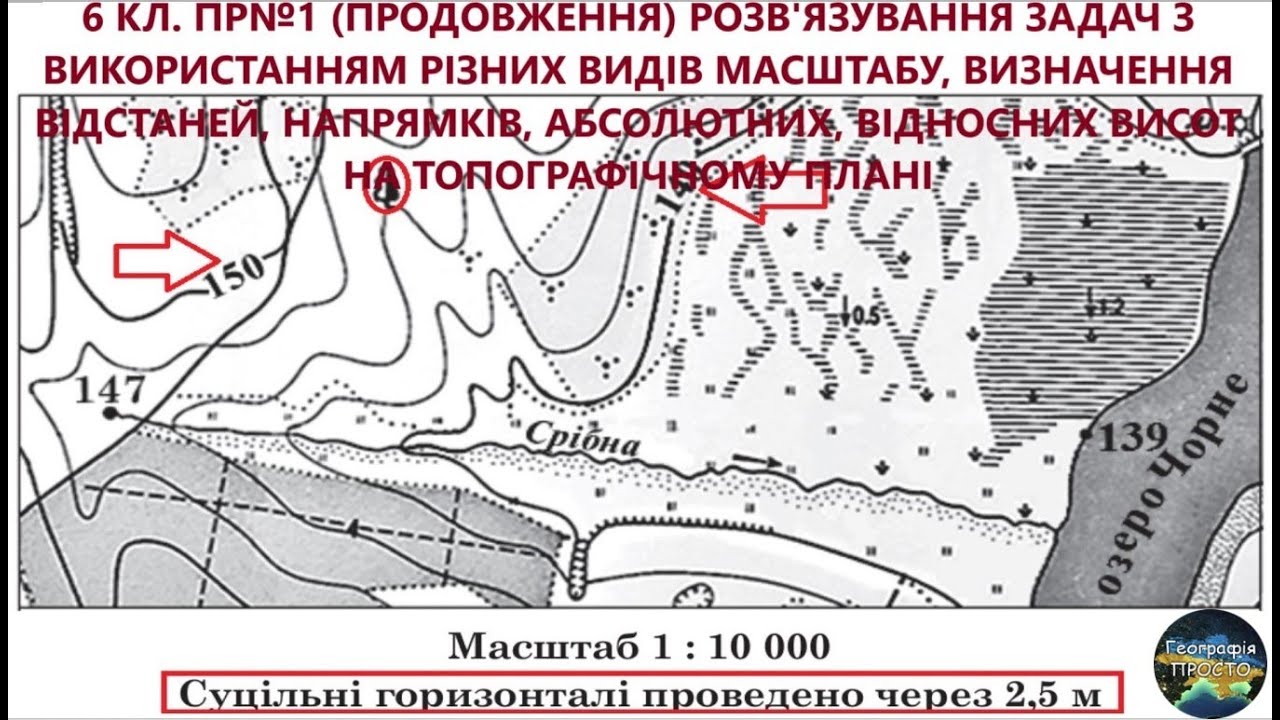 Географія 6 кл Урок 17 Розвязування задач з використанням різних