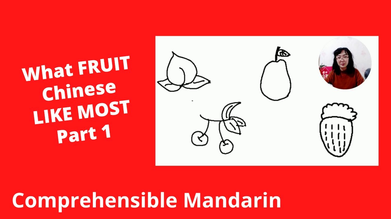 What Fruit Do Chinese Like Most? Part 1 - Chinese Comprehensible Input ...