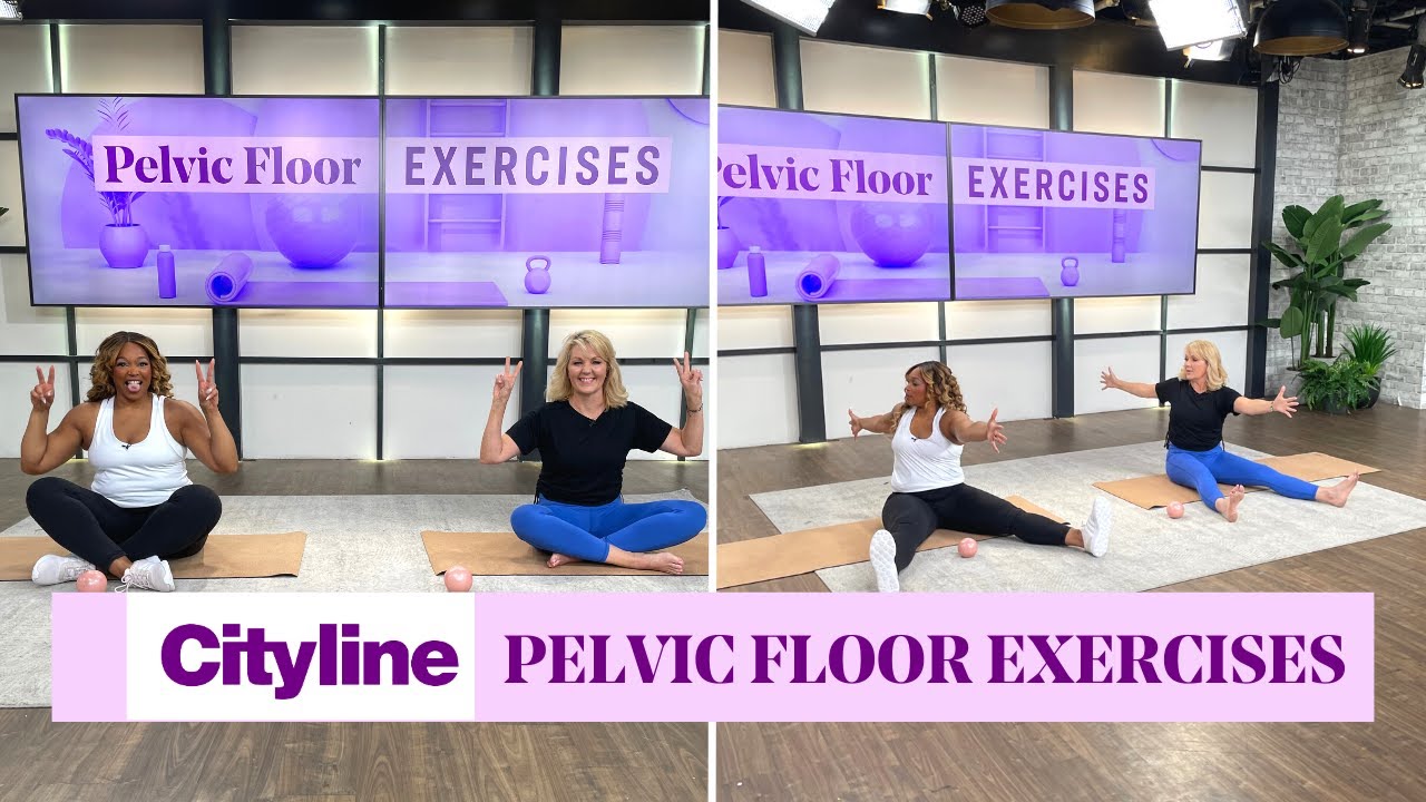 An exercise routine to strengthen your pelvic floor - YouTube