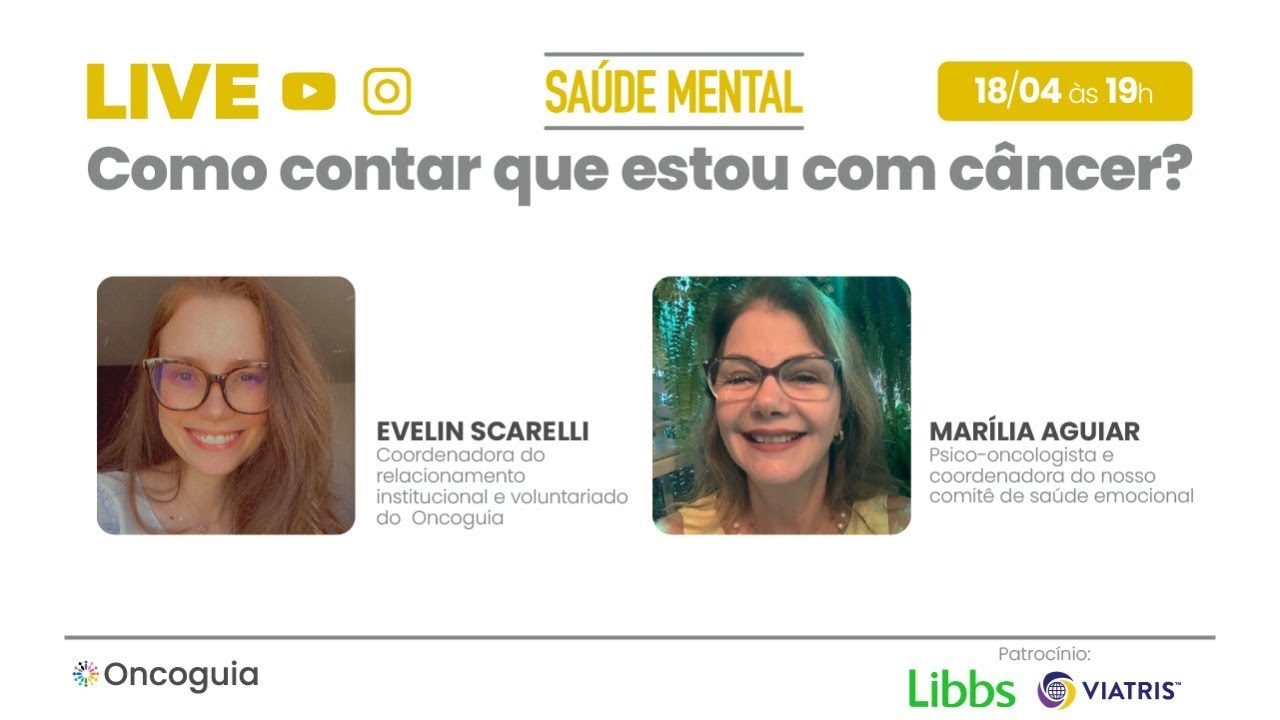 Live - Como contar que estou com câncer? - YouTube