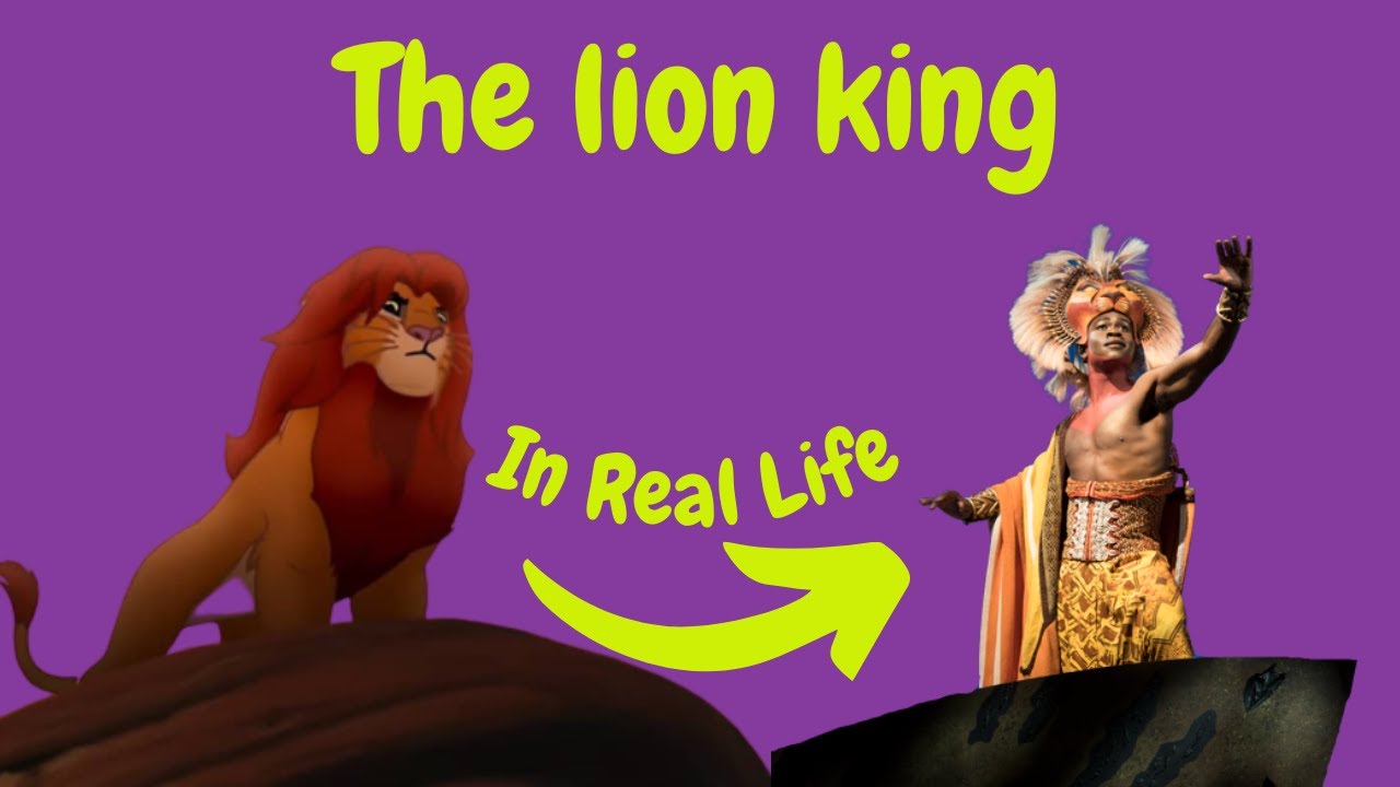 The lion king :The lion king Characters In Real Life - YouTube