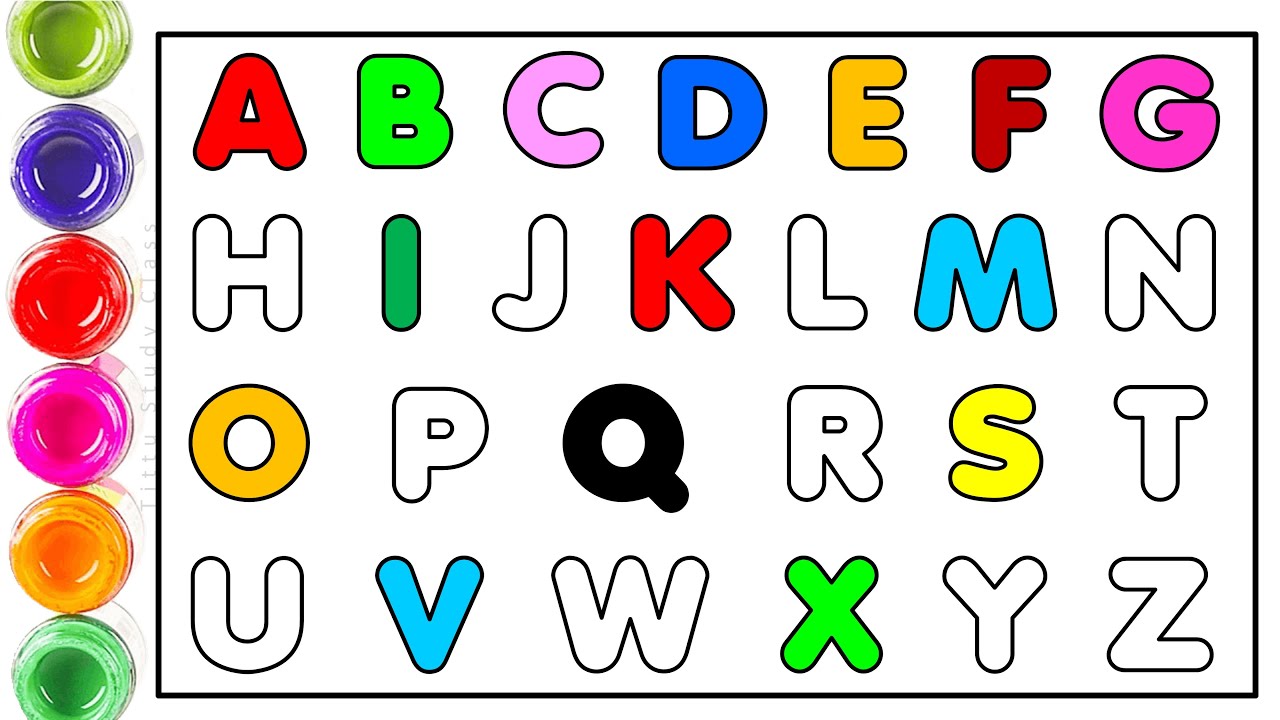 learn to write english alphabet | alphabet a se z tak | preschool ...