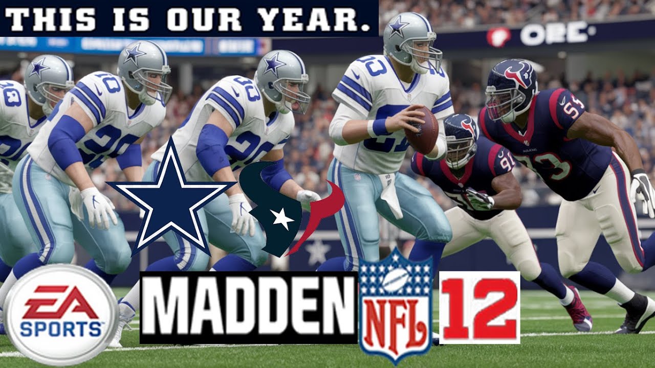 MADDEN NFL 12 | COWBOYS VS. TEXANS FULL GAMEPLAY [PSP] - YouTube