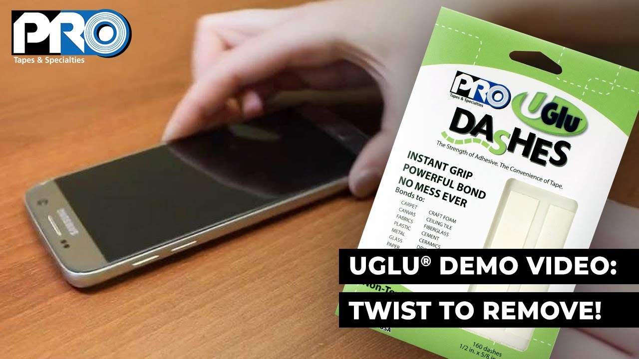 UGlu® Twist to Remove Demo | Pro Tapes - YouTube