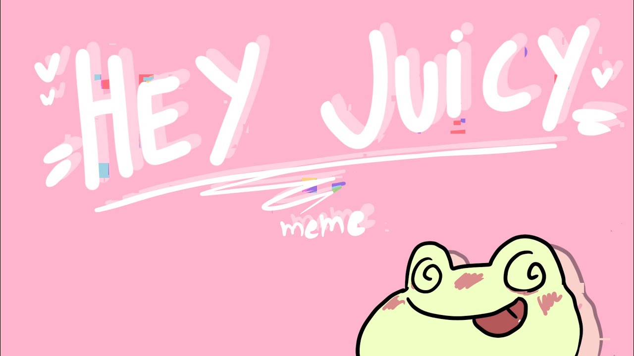 HEY JUICY | animation meme ft. Friends ( flashing bright colors) - YouTube
