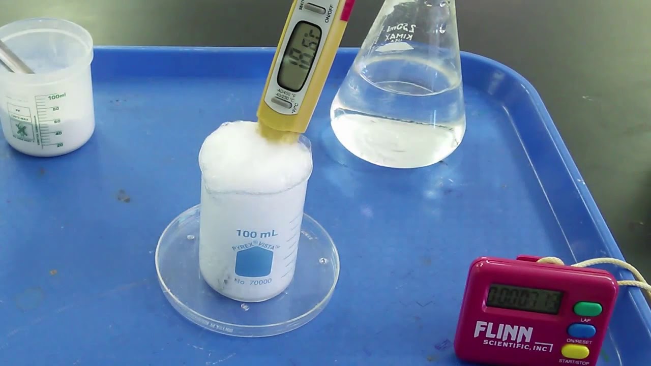 endothermic reaction - YouTube