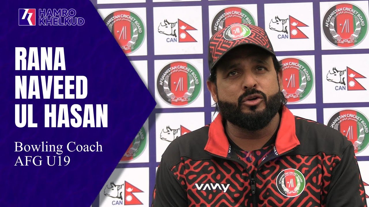 Former Pakistani bowler Rana Naveed, Afghanistan U19 bowling coach ...