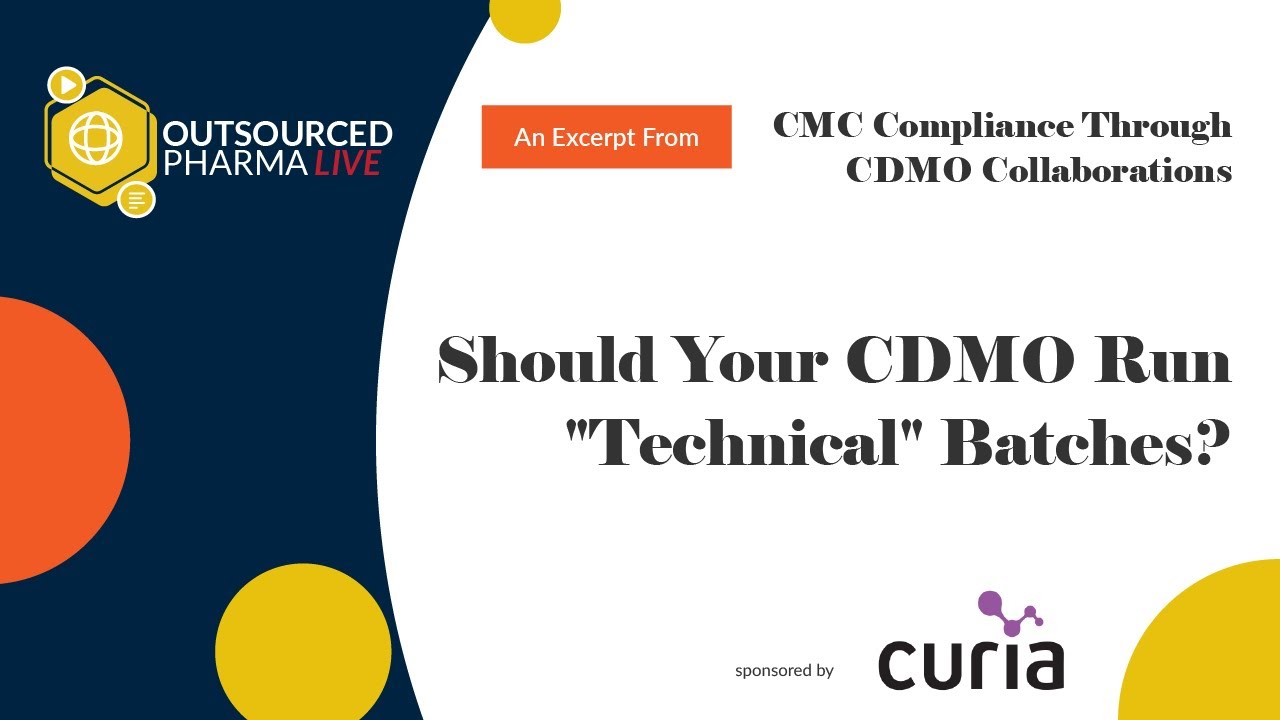 Should Your CDMO Run "Technical" Batches? - YouTube