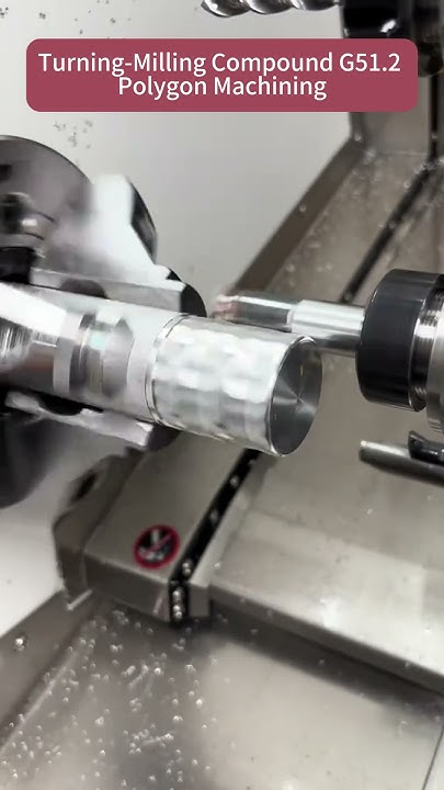 How to use G51.2 Command on the powered turret? #cnc - YouTube