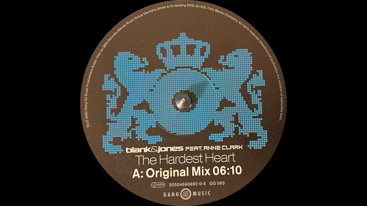 Blank & Jones feat. Anne Clark - The Hardest Heart (Original Mix) (2002 ...