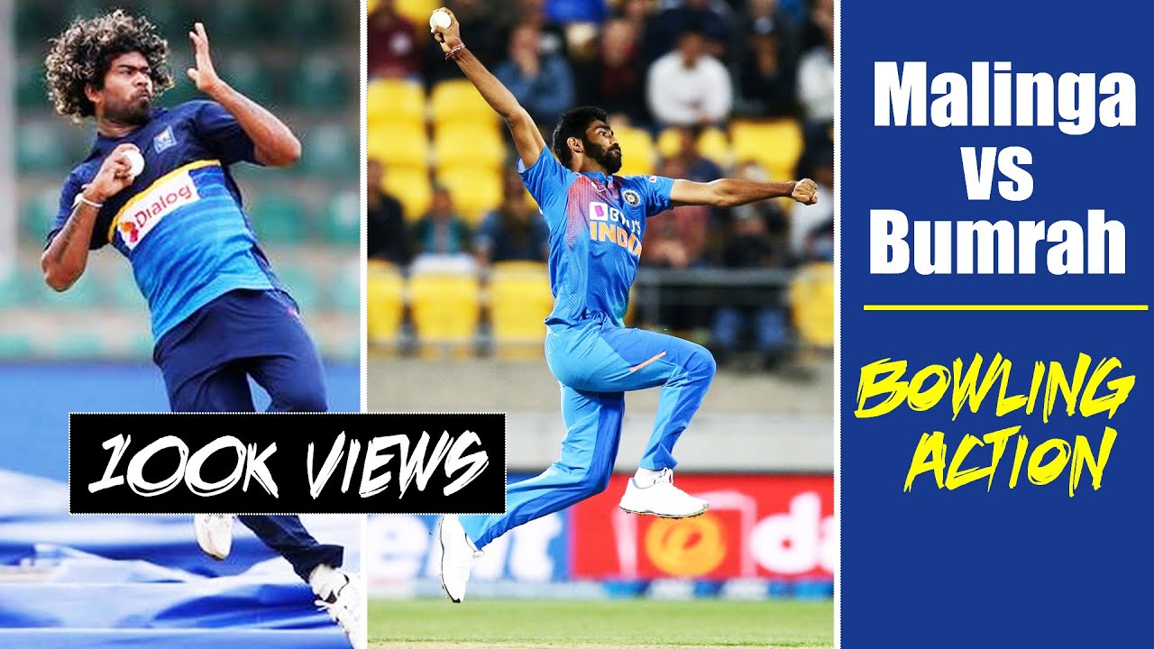 Jasprit Bumrah VS Lasith Malinga Bowling Action in Slow Motion ...