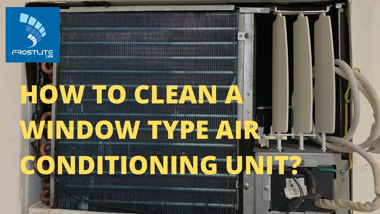Window Type Air Conditioning Unit Cleaning - YouTube