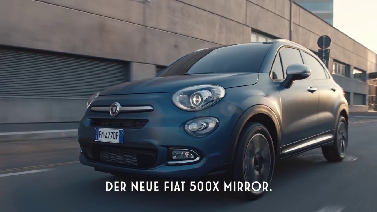 The NEW Fiat 500 X Mirror Family meet the Apple Carplay - YouTube