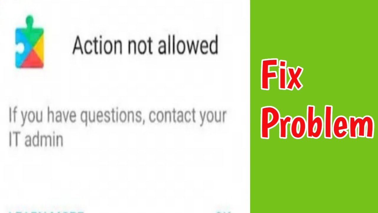 Solve Action not allowed If you have any questions, contact your IT ...