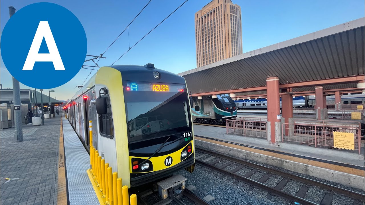 Metro A line ride form 7th Street Metro Center to Union Station - YouTube