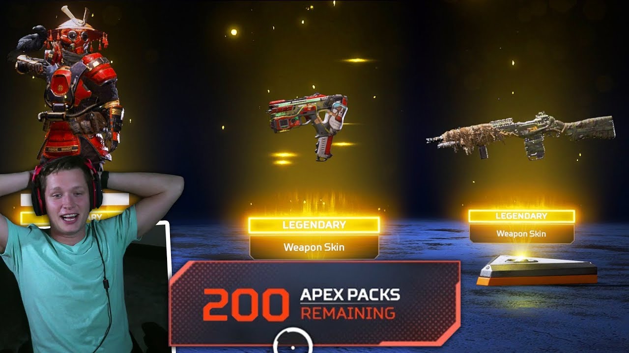 I opened 200 APEX PACKS in Apex Legends and this happened.. - YouTube