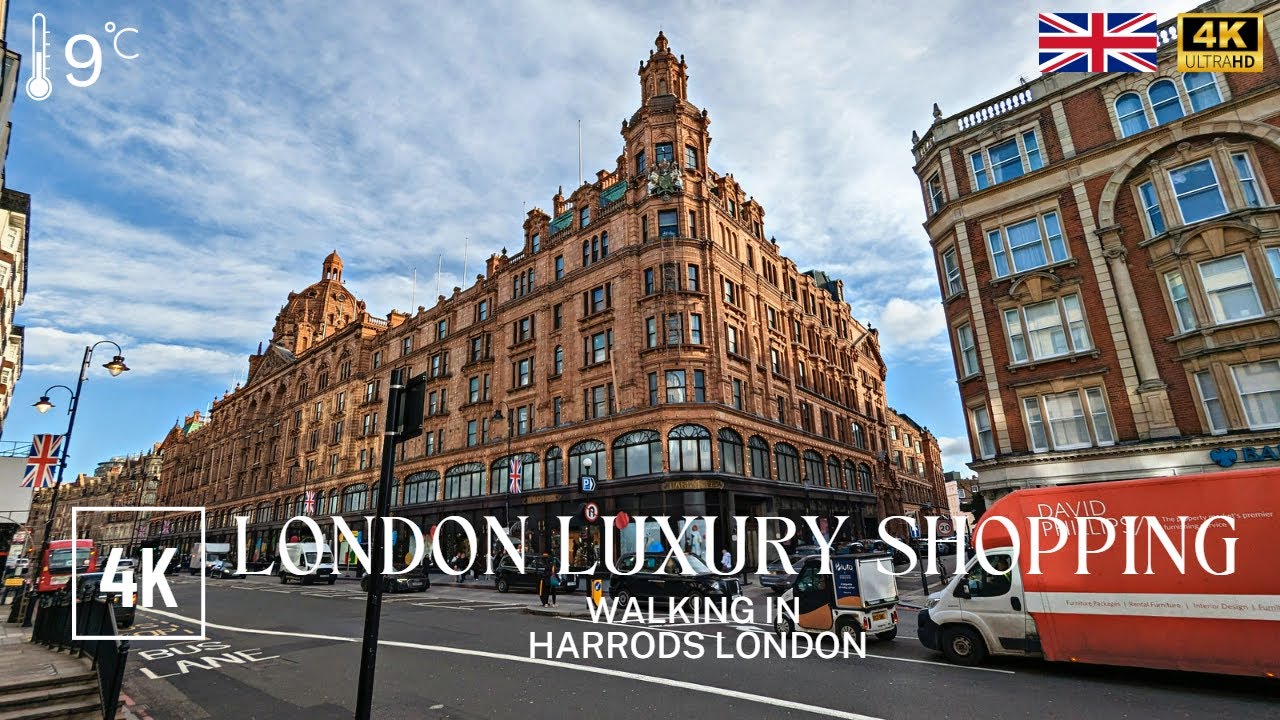 Harrods London Walking Tour Luxury London Walk Shopping Department ...