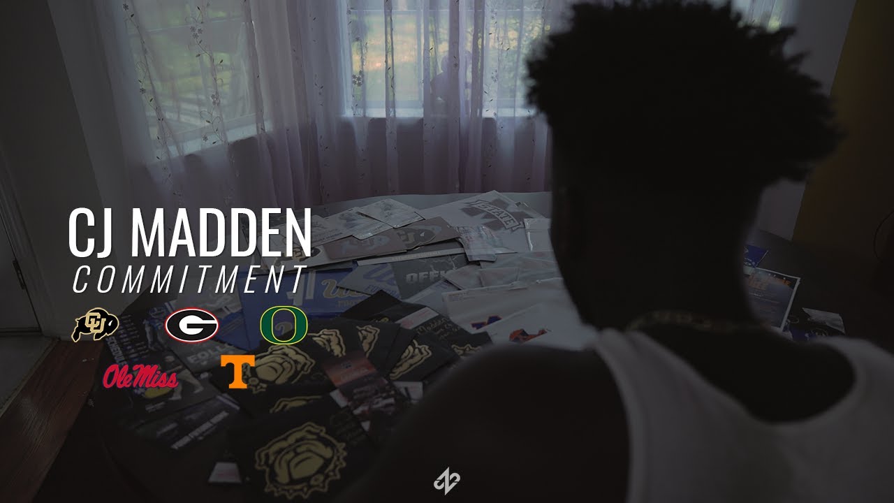 CJ Madden OFFICIAL College REVEAL 📢 | SI EXCLUSIVE 📽🔥 - YouTube