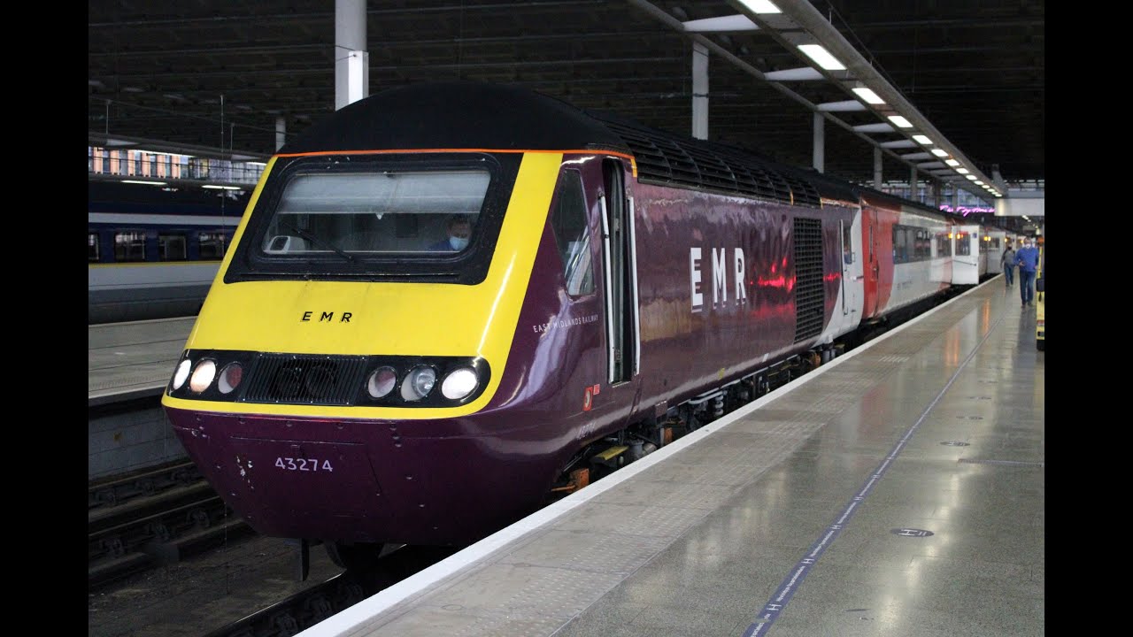 The Last Weekday EMR HST Arrival & Departure @ St Pancras International ...