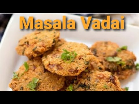 Crispy Masala vadai Recipe ||How to make masala vadai In 2Mins||Evening ...