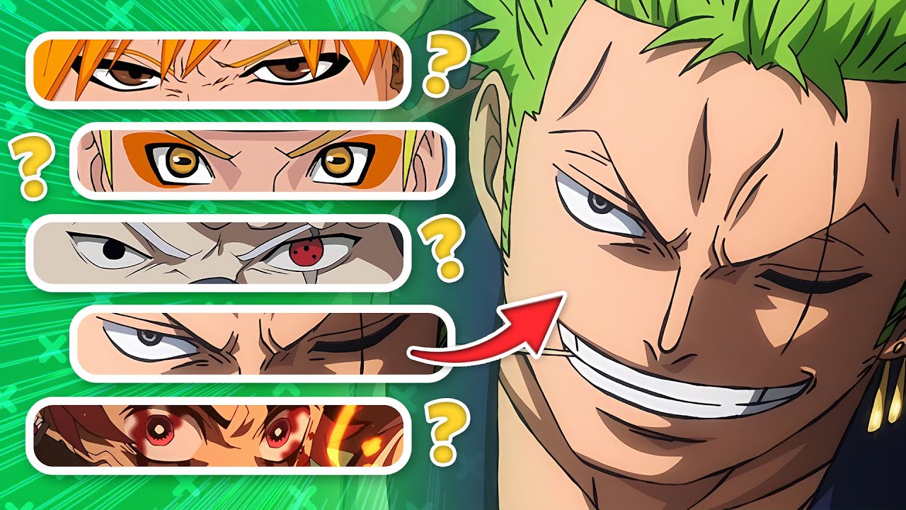 Guess The Anime Character By Eyes! 🤔 Anime Eye Quiz 👀 - YouTube