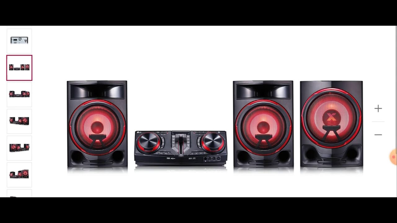 Mini Componente LG XBOOM CJ88 (2,900W) - ESPECIFICACIONES ...
