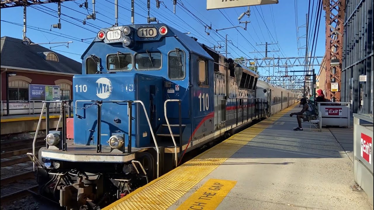 MTA MNRR / Amtrak: New Haven Line, Danbury & Northeast Corridor AM Rush ...