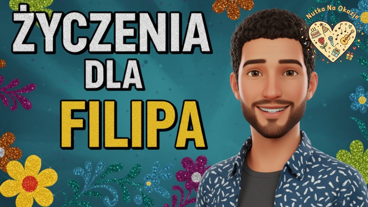 Życzenia imieninowe dla FILIPA 💐 Wesoła piosenka z życzeniami | Disco ...