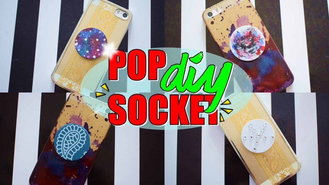 DIY POPSOCKET!Very easy to make&Cheap! - YouTube