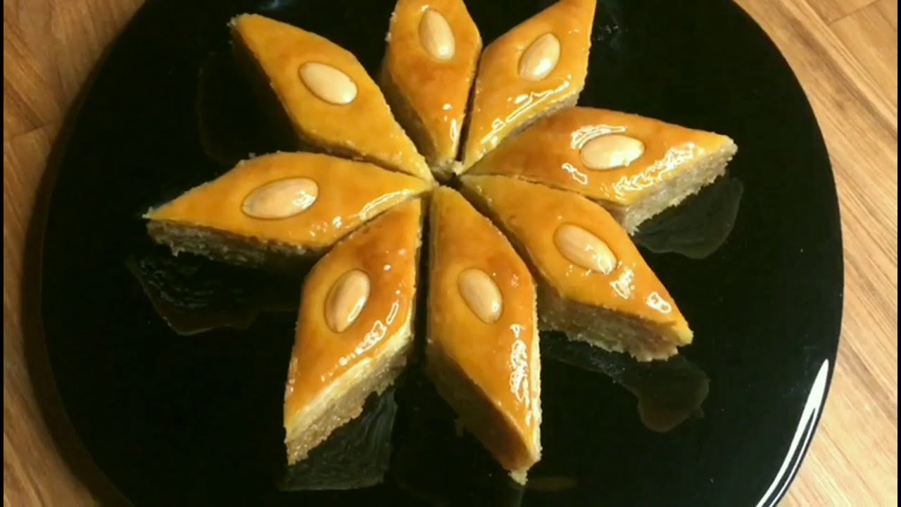 Paxlava resepti. paxlavanin hazirlanmasi. - YouTube