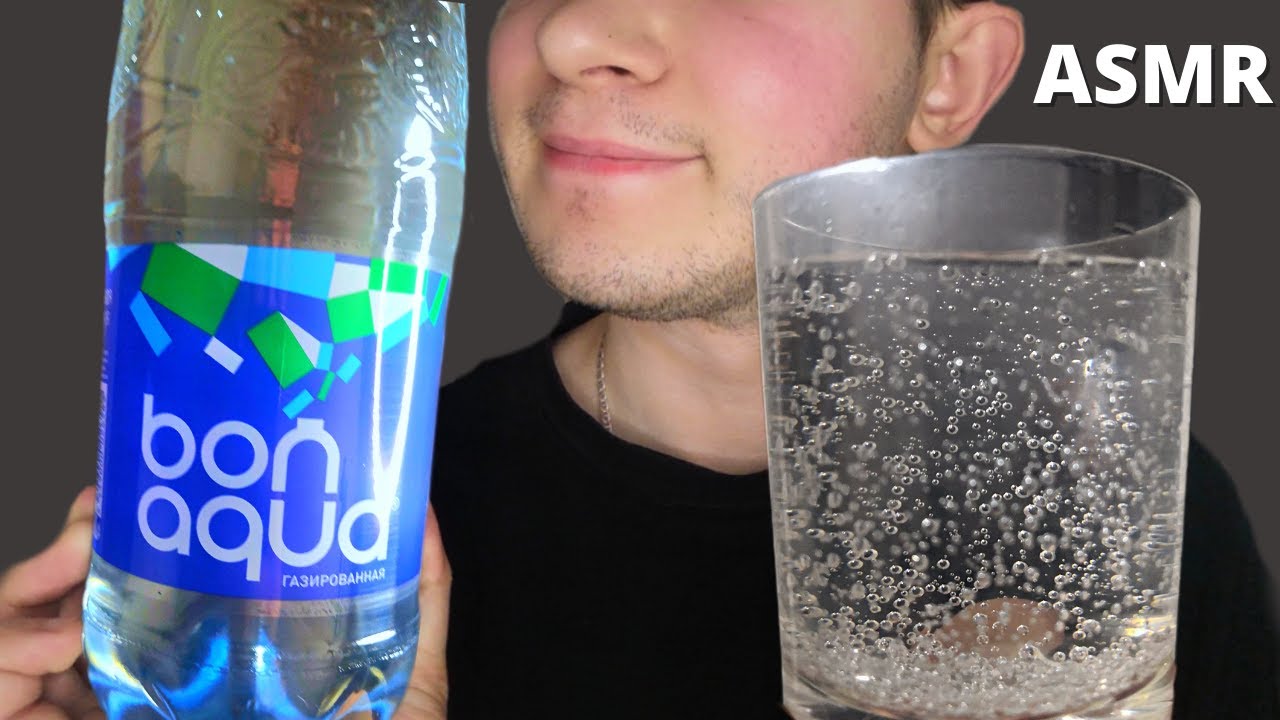 ASMR CARBONATED WATER (BON AQUA) DRINKING WATER | WATER MUKBANG - YouTube
