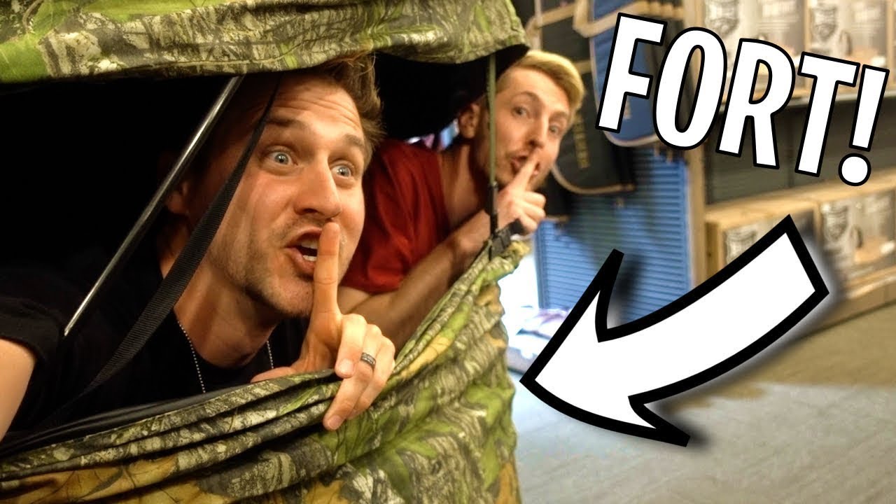 EPIC Tent Fort Friday In Store | Best of JStu & JStuStudios - YouTube