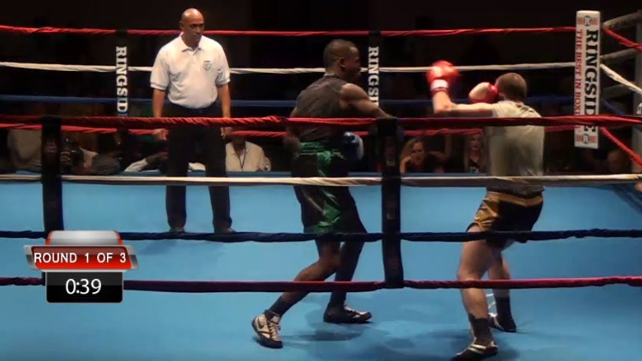 Boxing: Drew Geoghegan vs Corey Boyce (Round 1 TKO) - YouTube