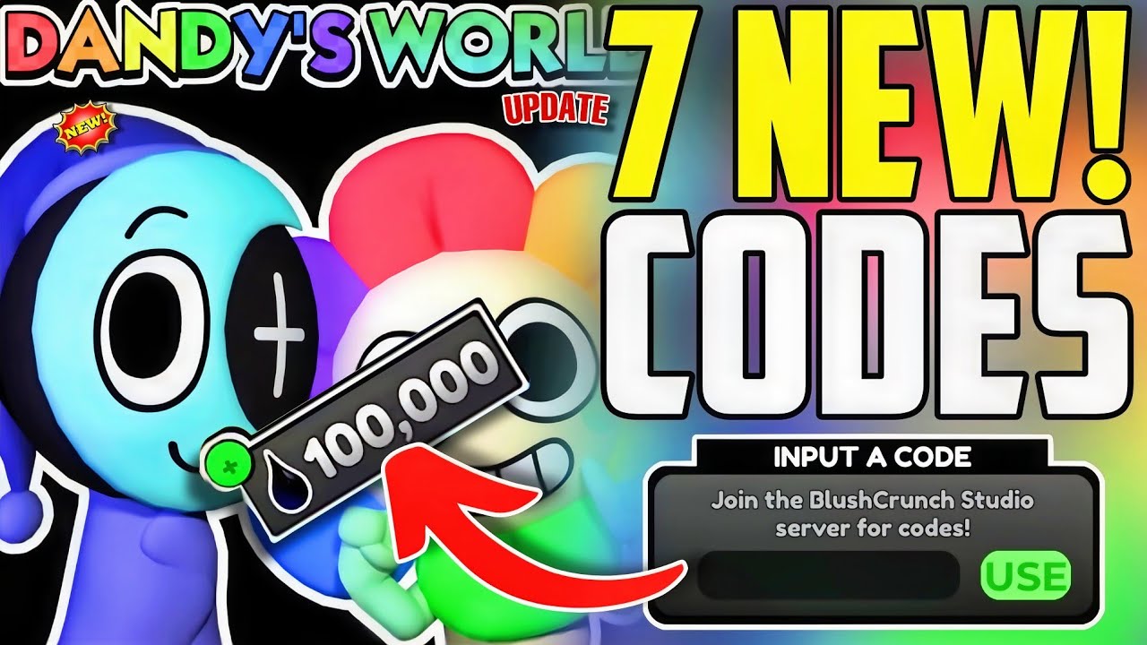 ⚠️UPDATE!⚡[CODE]⚠️ DNADY'S WORLD ROBLOX CODES 2025! DANDY'S WORLD NEW ...
