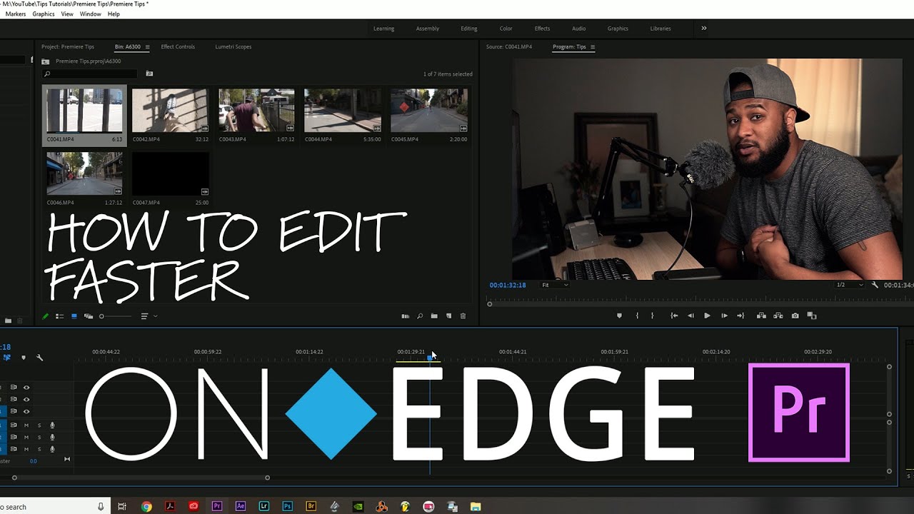 Tips to increase your editing workflow in Adobe Premiere Pro - YouTube