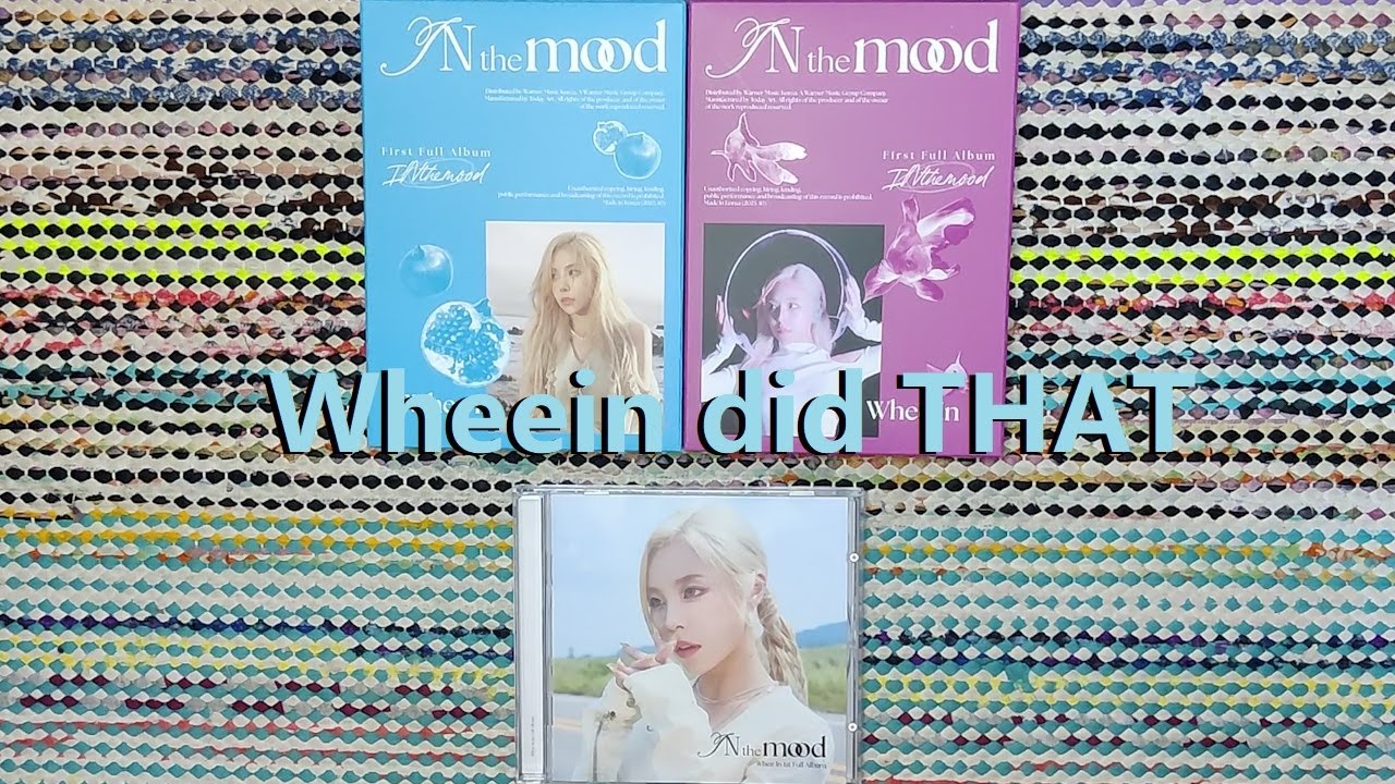 Unboxing In the Mood by Wheein! (Water, wine and a jewel case editions ...