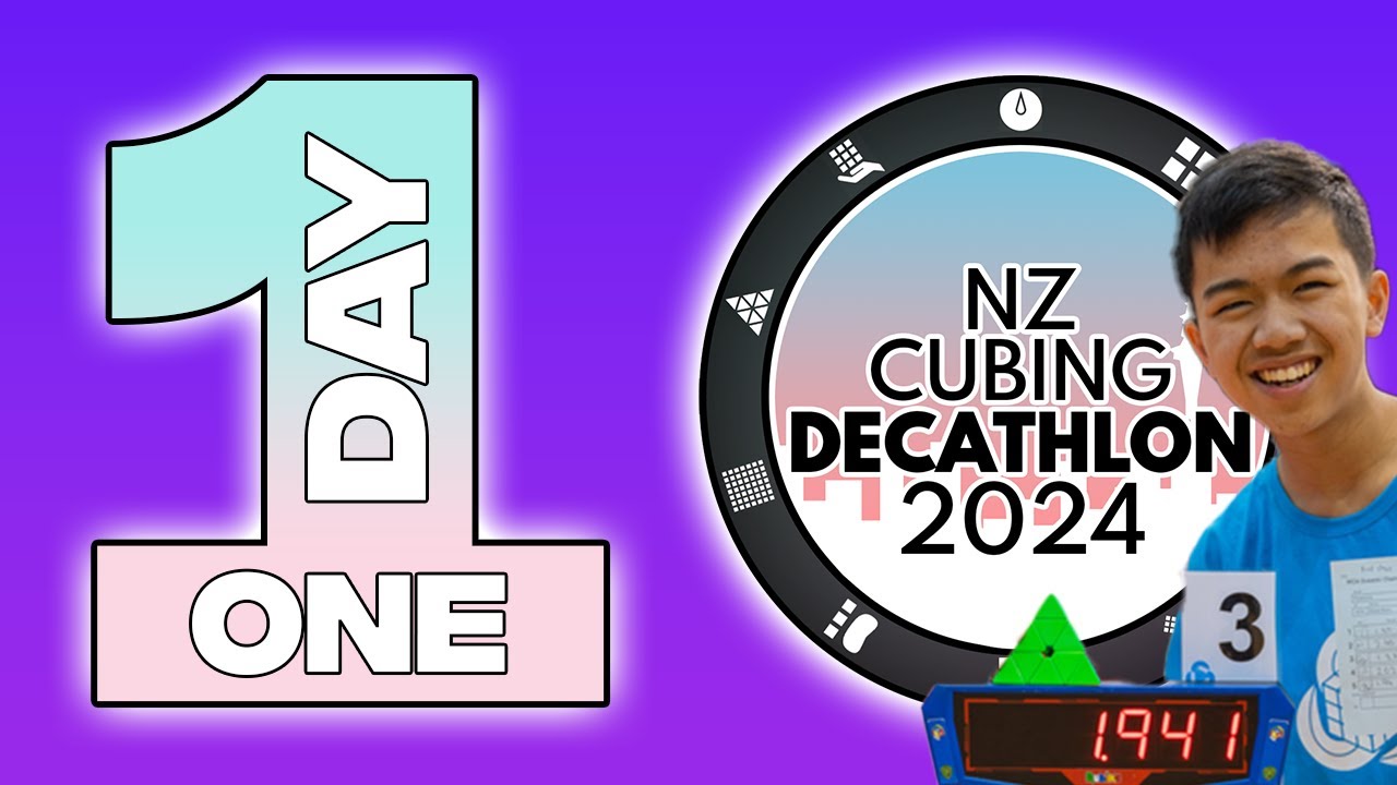 New Zealand Cubing Decathlon Day 1 Live Stream! - YouTube