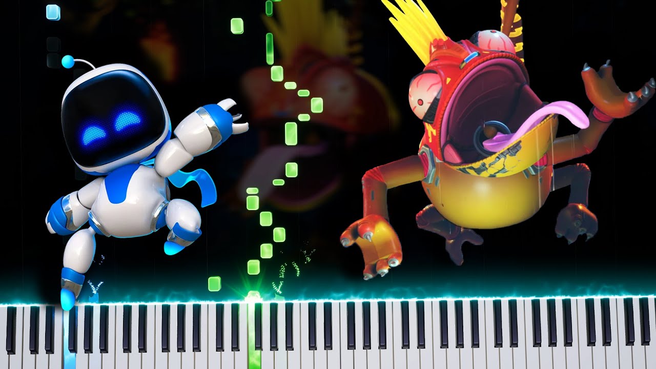 Astro Bot - Boss Theme: Piano Tutorial - YouTube