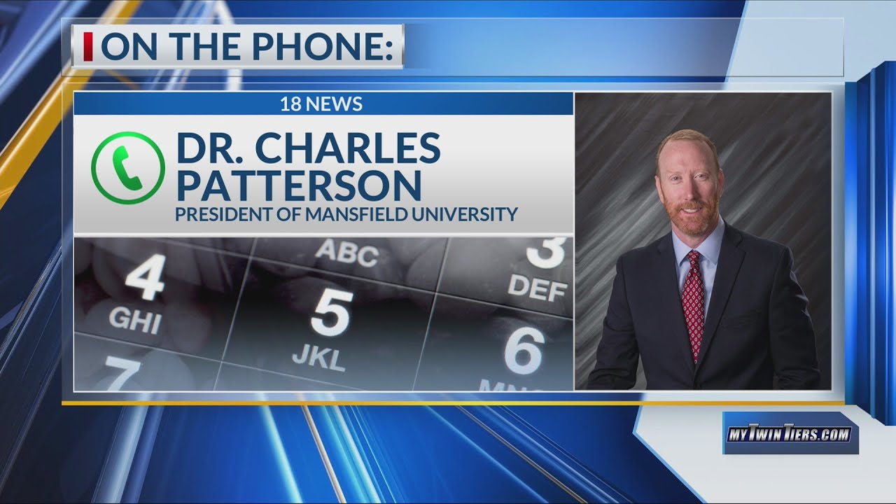 Mansfield University President Dr. Charles Patterson joins 18 News at 6 ...