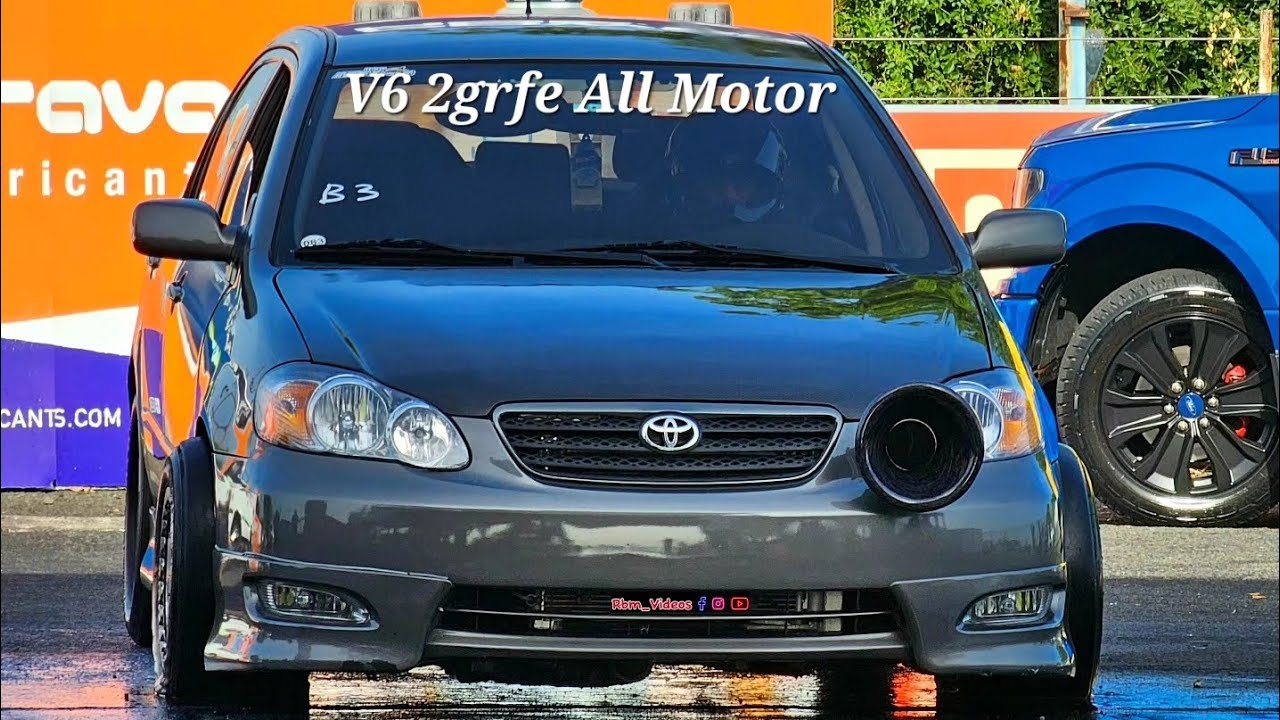 El Lemuel Corolla All Motor V6 11 Sec Club 93oct R9ktuned!!! - YouTube