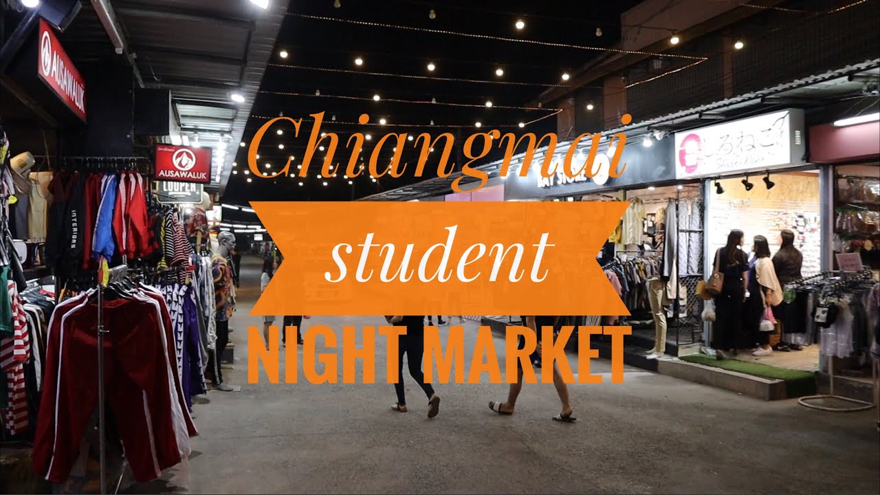 치앙마이 대학교 야시장 | student night market - YouTube