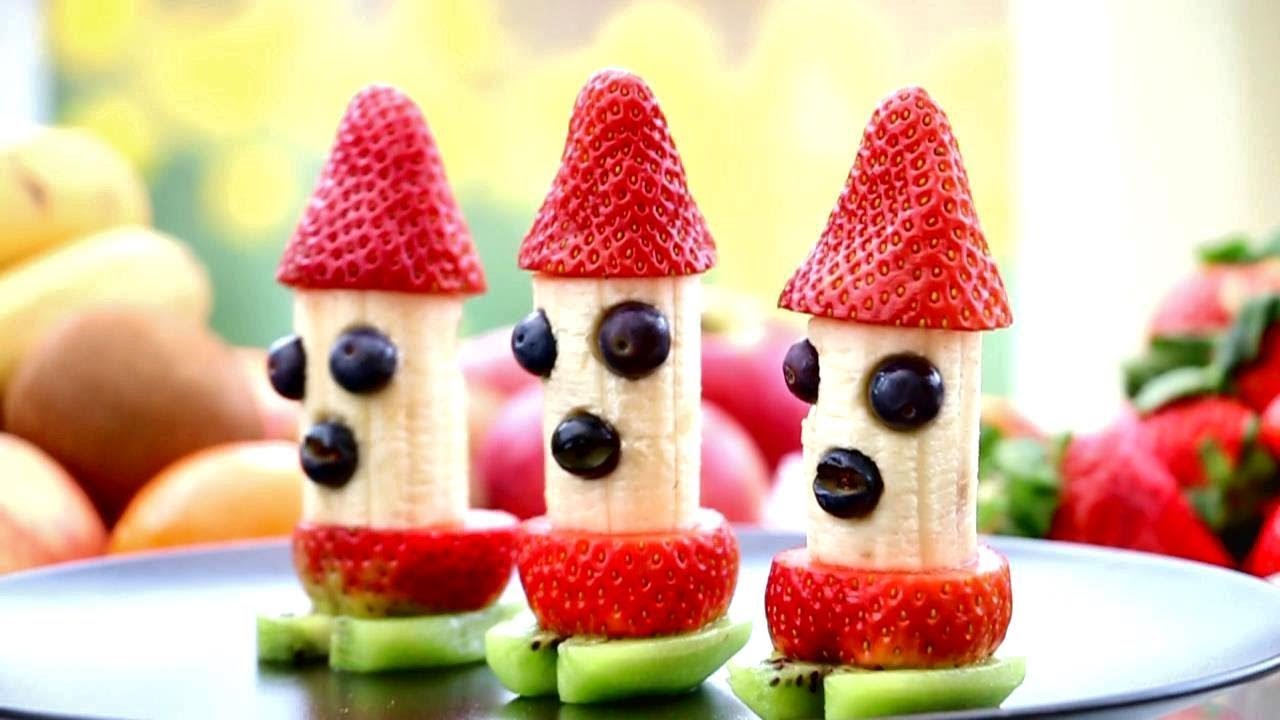 Art In Banana Men | Fun Food For Kids | Fruit Carving Garnish - YouTube