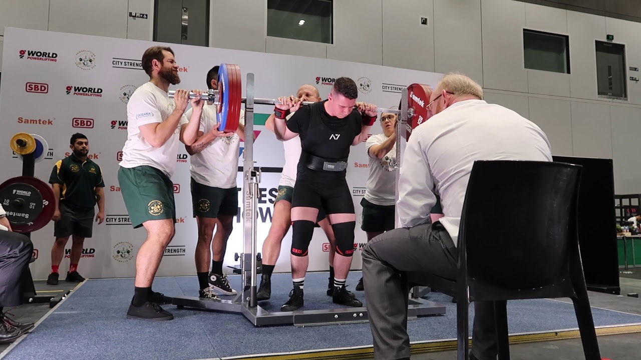635kg at 91.80kg - Melbourne Open - Powerlifting Meet - YouTube