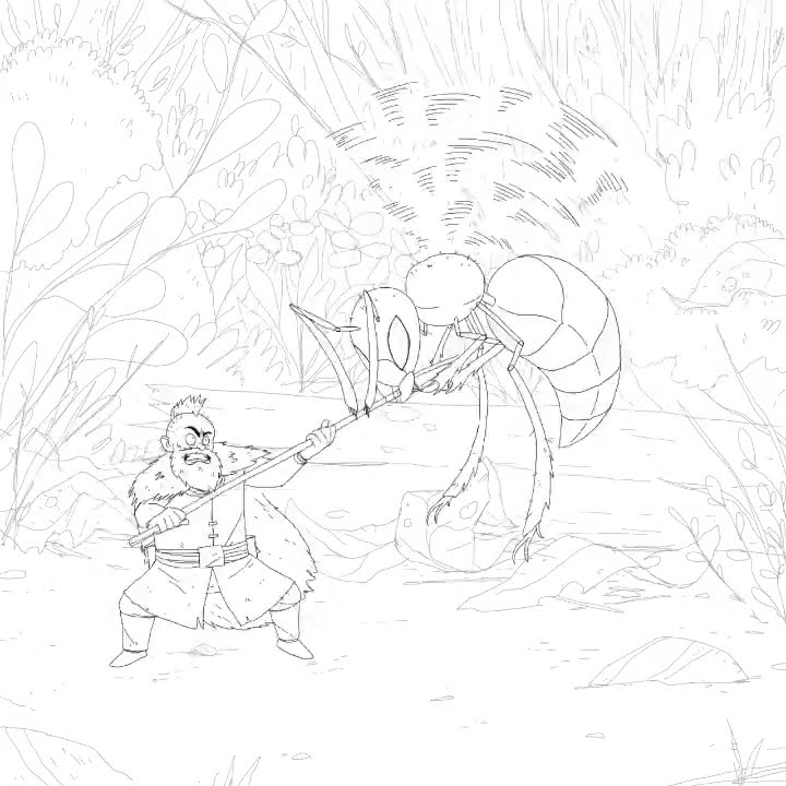 Hornet : Animation test made with @Callipeg - YouTube