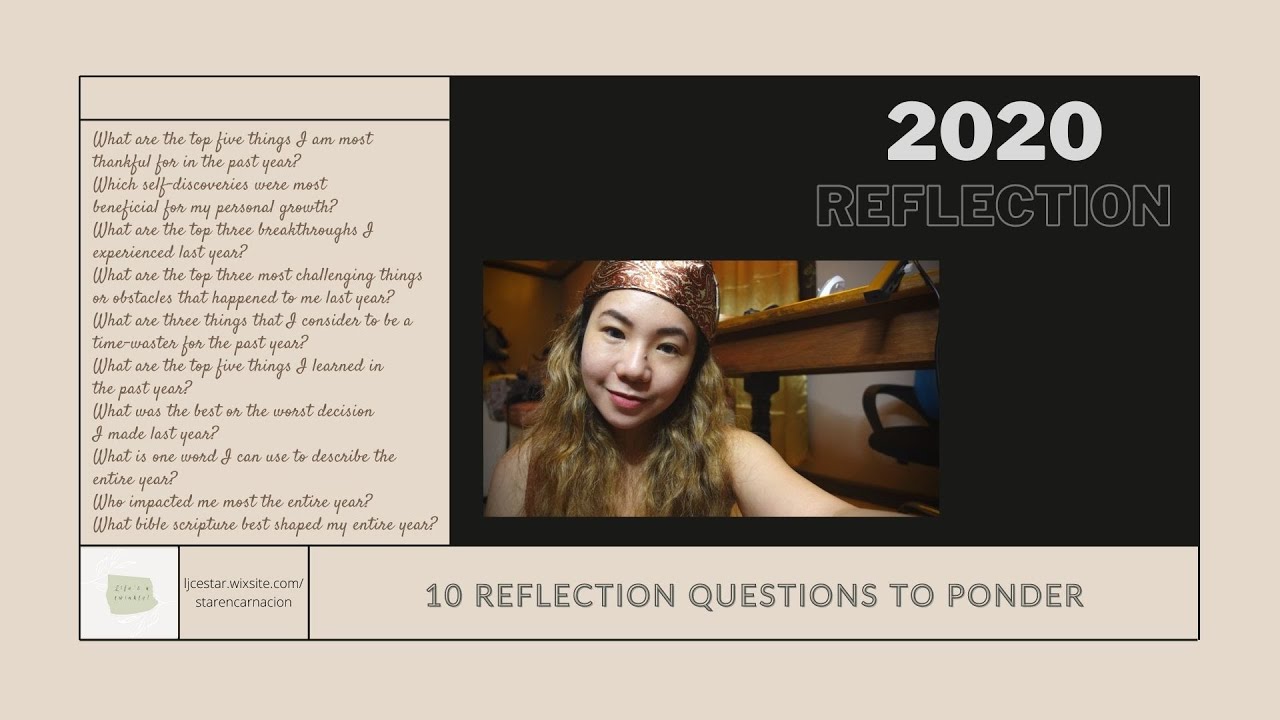 2020 Reflection - YouTube