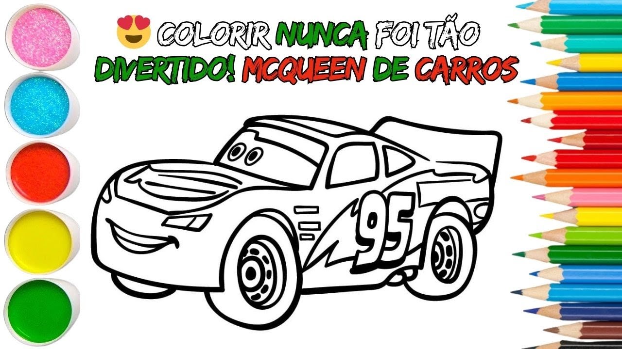 Desenhar Carrinho de corrida McQueen passo a passo - YouTube