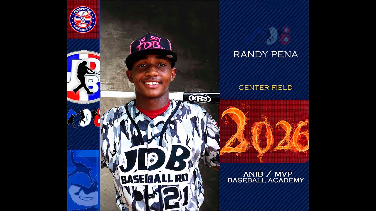 Randy Pena OF 2026 Class From (ANIB Baseball Academy) Date video: 29.05.2023 - YouTube